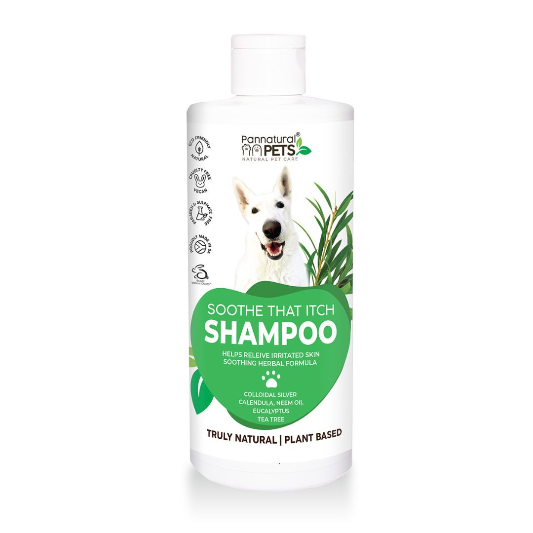 Pannatural Pet All Natural Dog Herbal Shampoo Itch Relief (495 ml ...